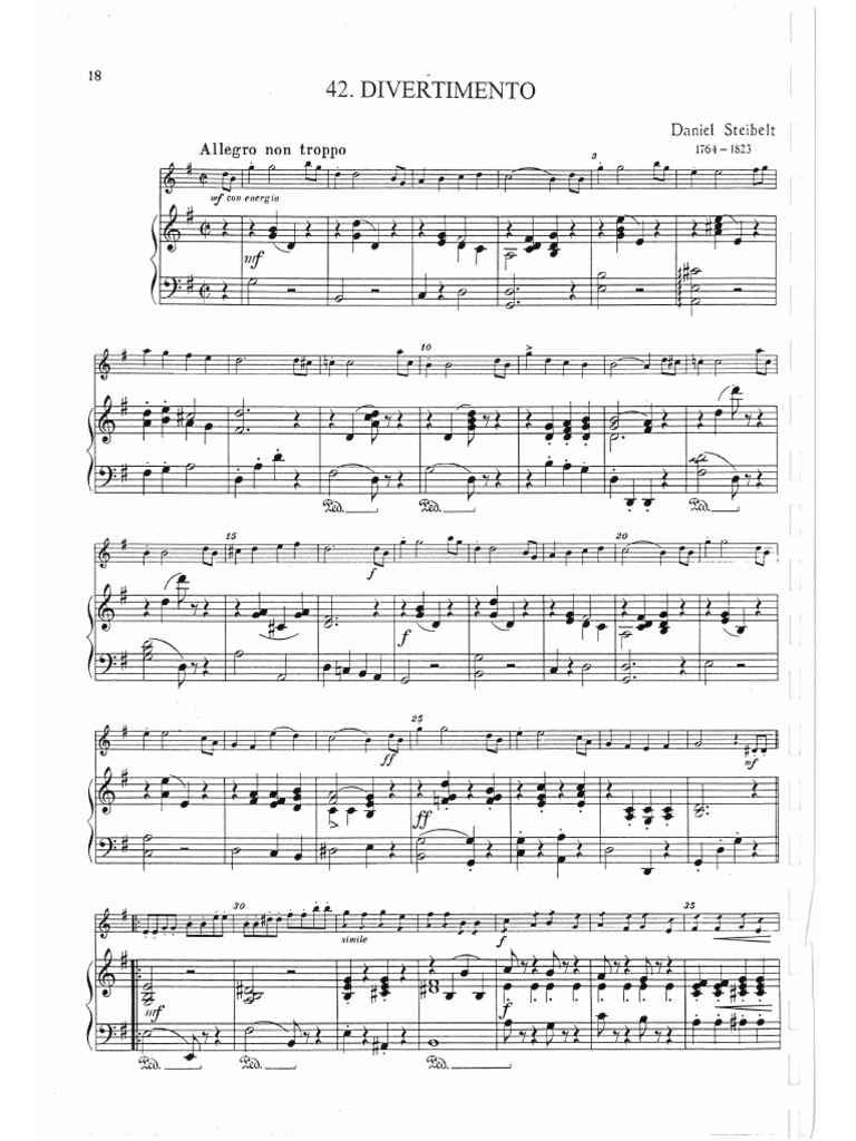 D.Steibelt DivertimentoKL | PDF