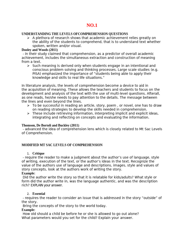 (Elt113) Final Report Content | PDF | Reading Comprehension ...