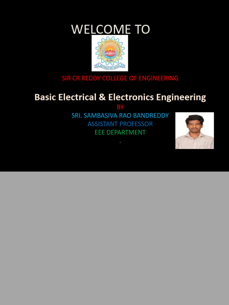 Beee Unit 1 Part - A | PDF | Electrical Network | Ac Power