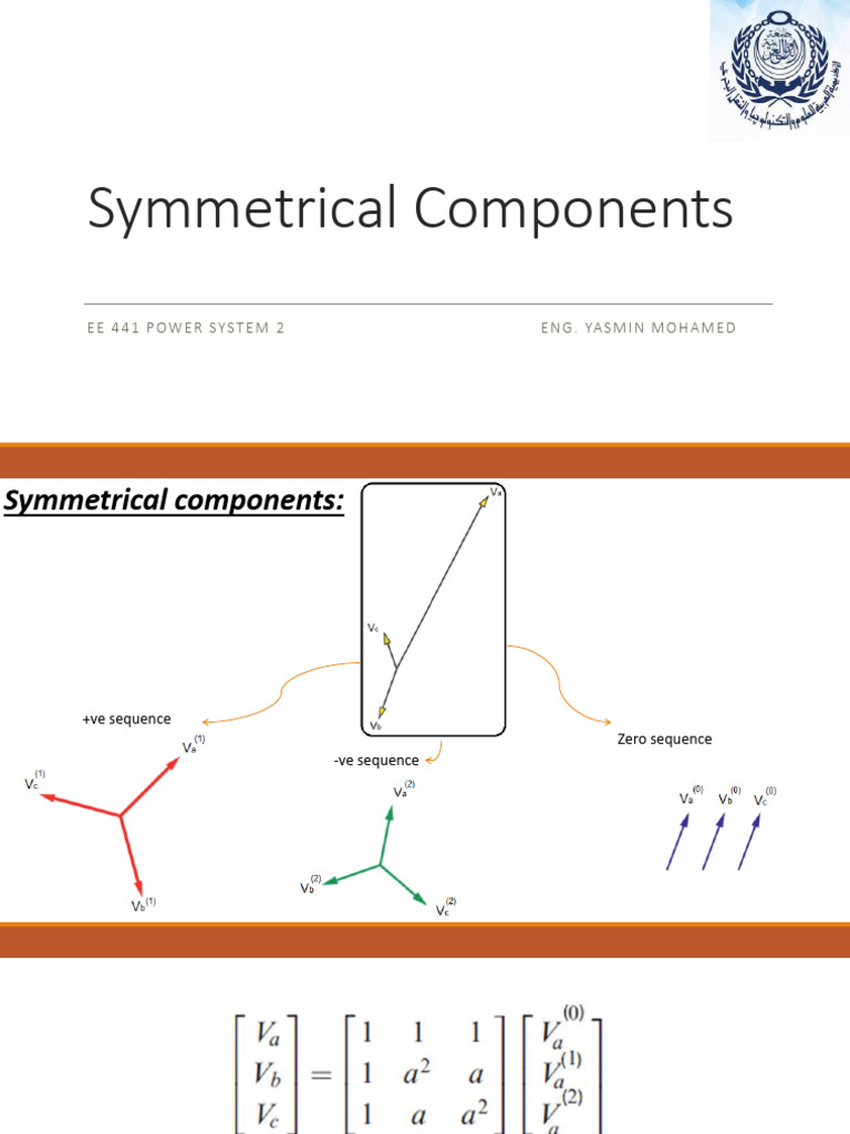5) Symmetrical Components | PDF | Electrical Engineering | Electricity