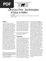 Beef Cow Synchronization Protocols | PDF | Cattle | Land Management