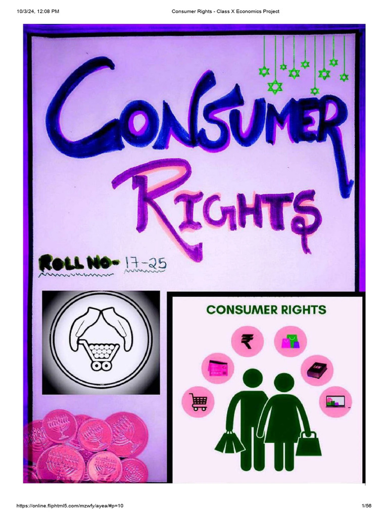 Class 10 Consumer Rights Project | PDF | Economies