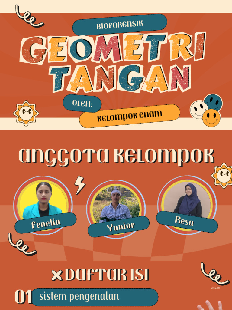 Pengenalan Geometri Tangan dalam Biometrika | PDF