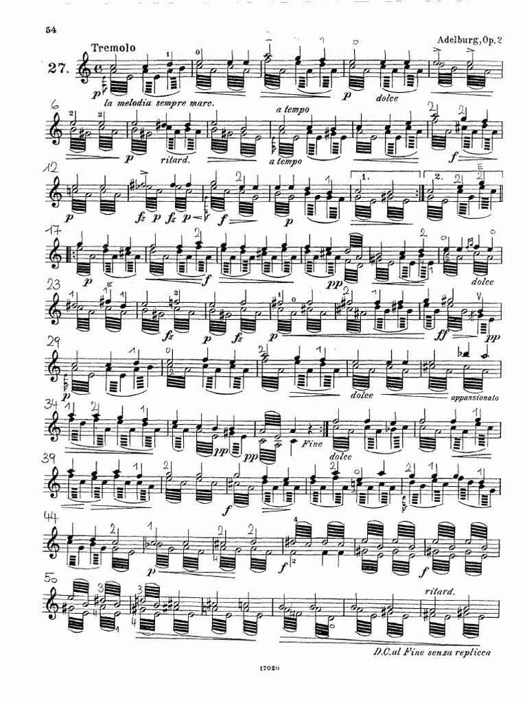 Adelburg Triller-Etüde | PDF