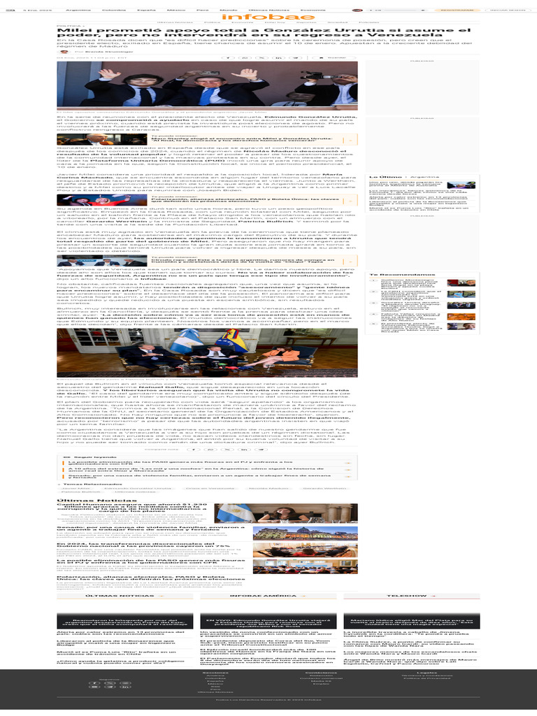 WWW Infobae | PDF | Venezuela | Nicolás Maduro