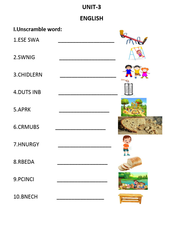 ENGLISH unit 3 | PDF