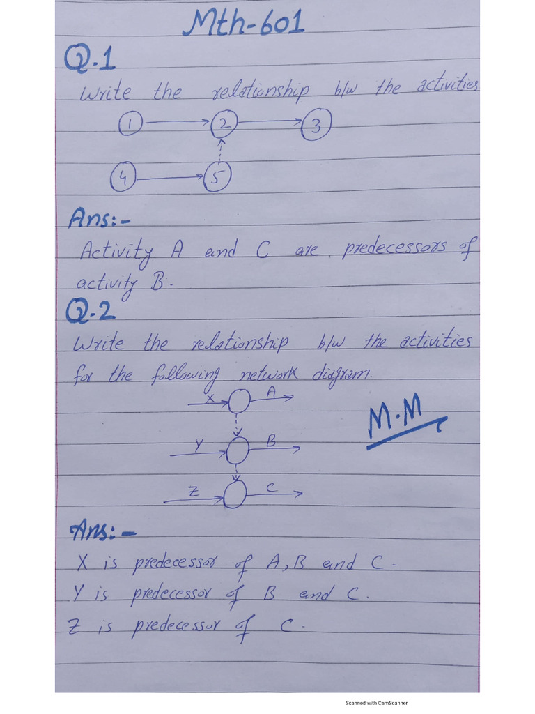 Mth601 Mid-Q by MM | PDF