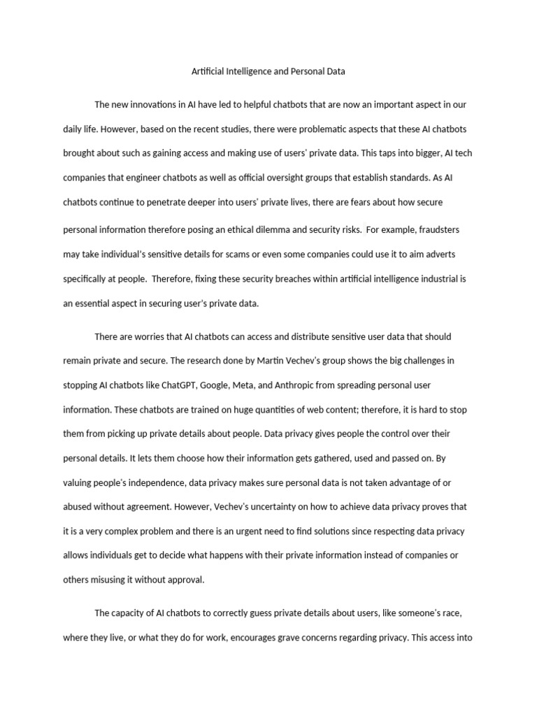 final draft | PDF | Artificial Intelligence | Intelligence (AI) & Semantics