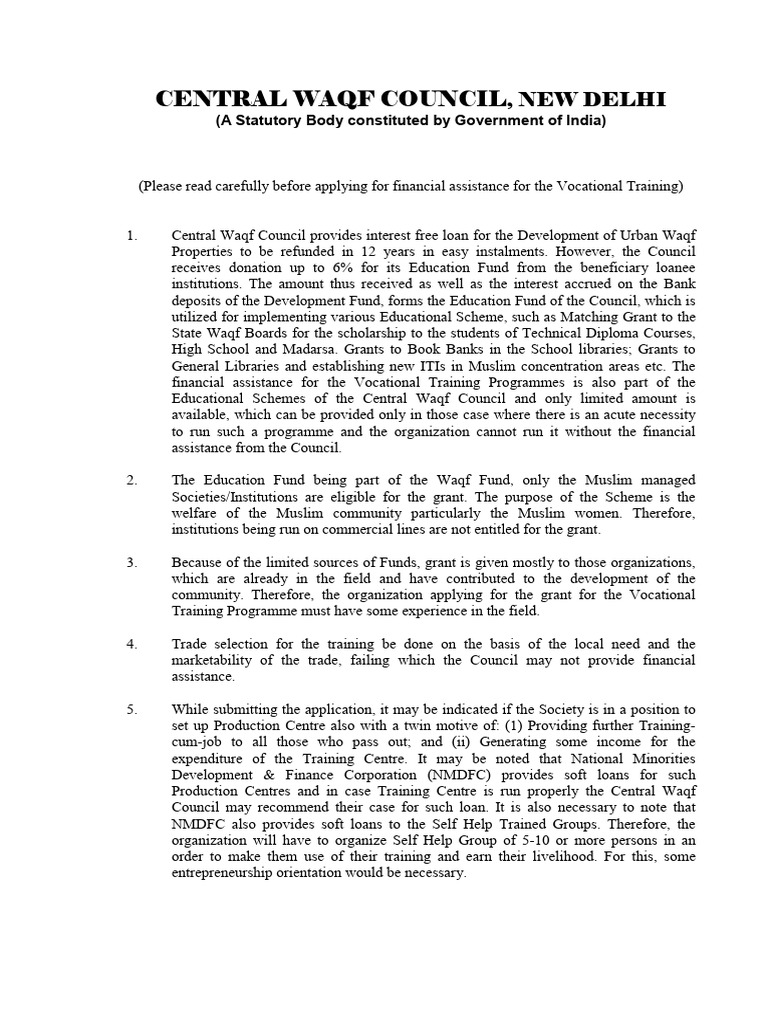 Application Form For Vocational Training | PDF | Vocational Education