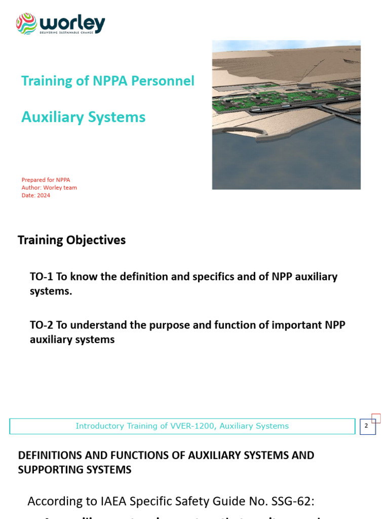 VVER-1200 Auxiliary Systems Training Guide | PDF | Nuclear Power Plant ...