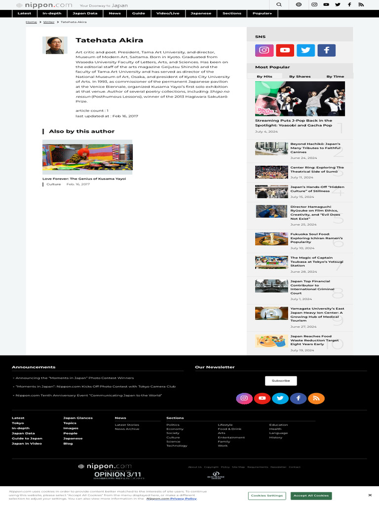 Tatehata Akira | PDF | Japan