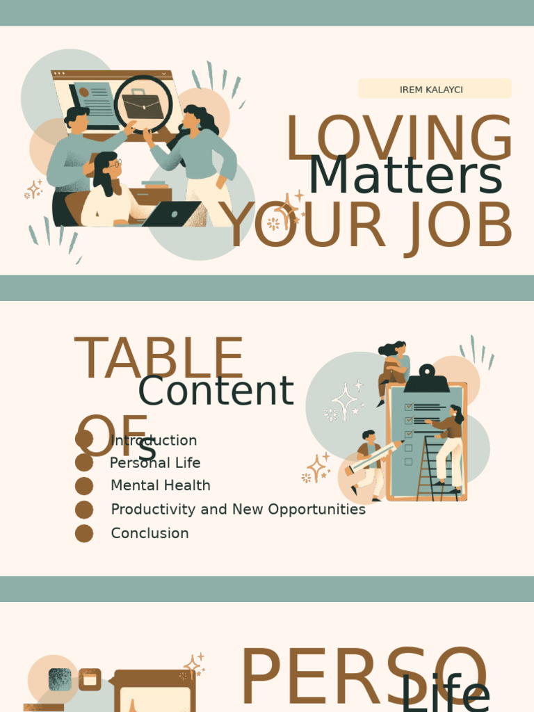 Loving Your Job | PDF