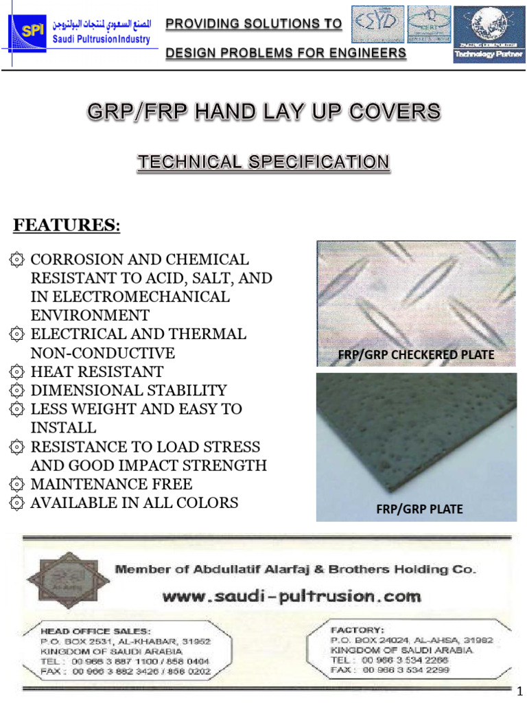 FRP HAND LAY UP COVER | PDF