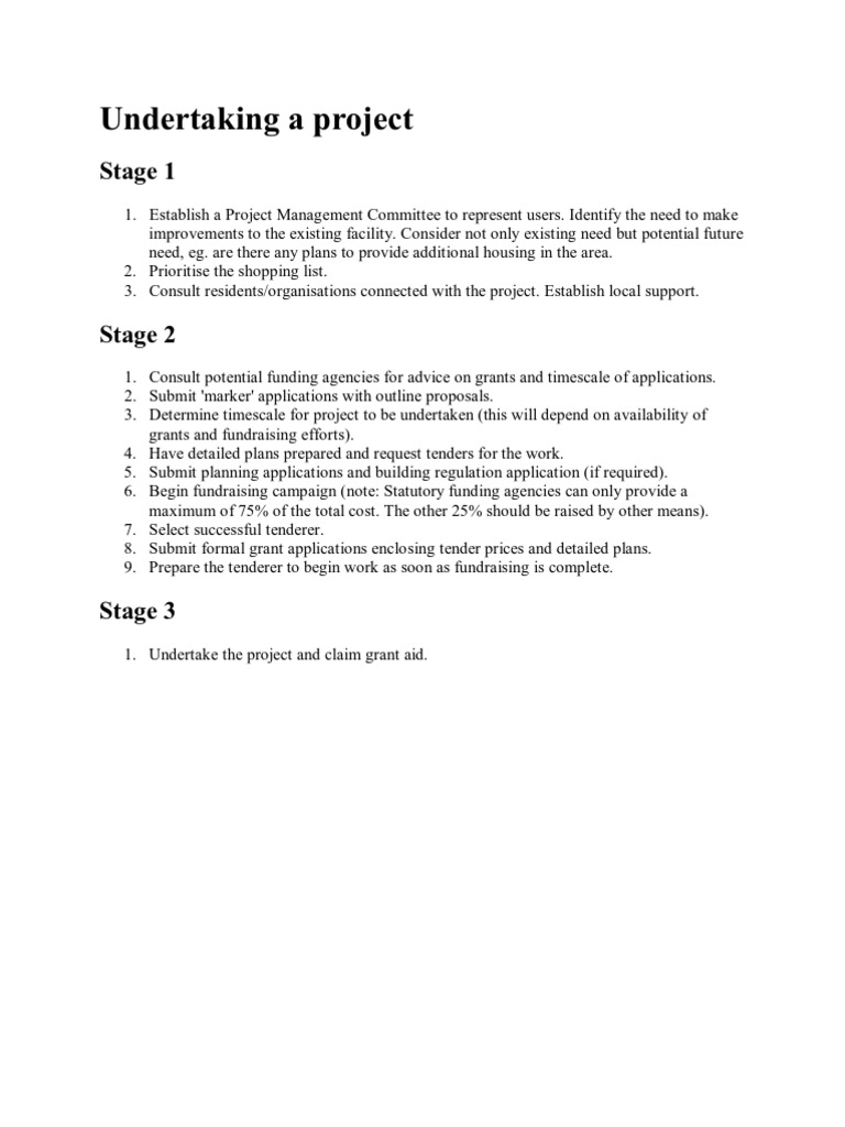 Undertaking A Project | PDF | Project Management | Request For Proposal