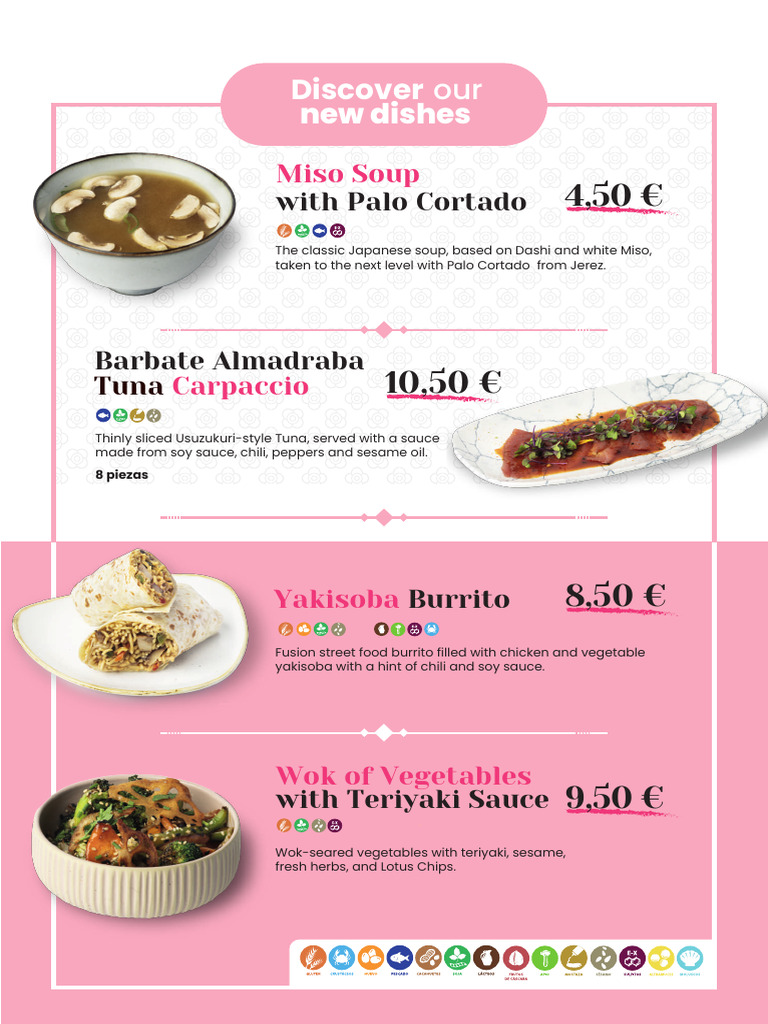 Our Menu Miss Sushi MA EN 240524 | PDF | Sushi | Japanese Cuisine