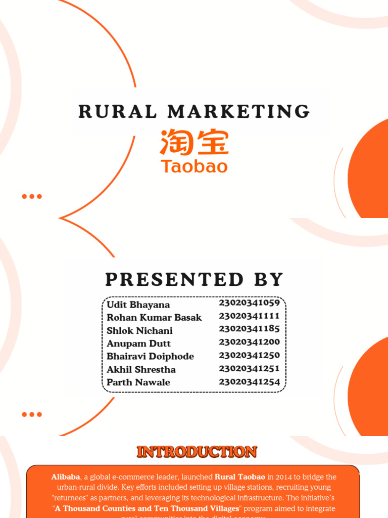 Rural Marketing Assignment | PDF | E Commerce | Incentive