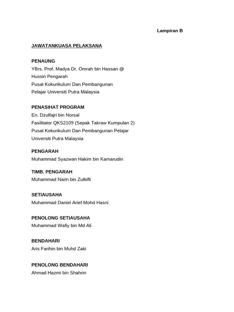 Lampiran B | PDF