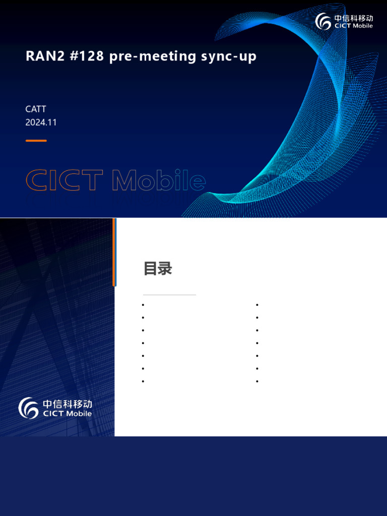 RAN2#128 Pre-Meeting sync-up-CATT VF | PDF | Network Topology | Computing