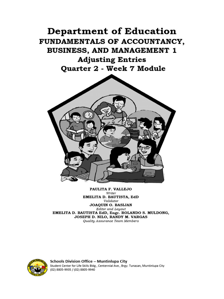 Adjusting Entries for Accounting Module | PDF | Expense | Debits And ...