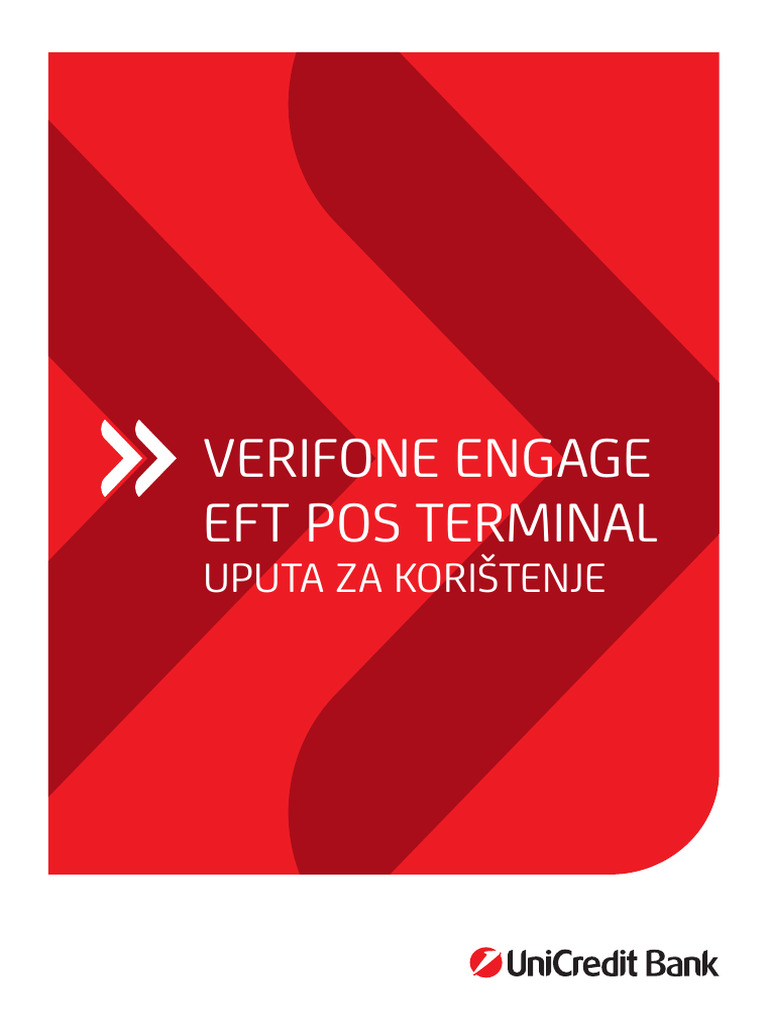 Uputstvo Za Korištenje Verifone Engage EFT POS Terminala | PDF
