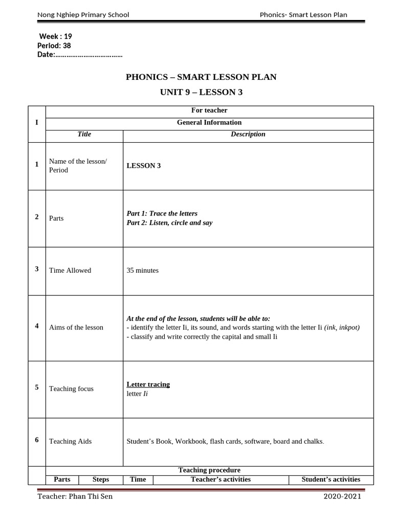 Unit 9lesson 3 73202114 | PDF | Phonics | Behavior Modification