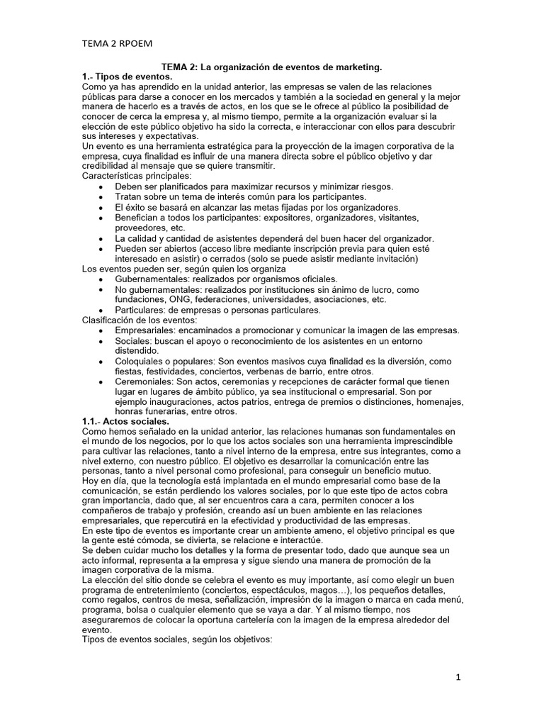 TEMA2 | PDF | Business | Patrocinador (Comercial)