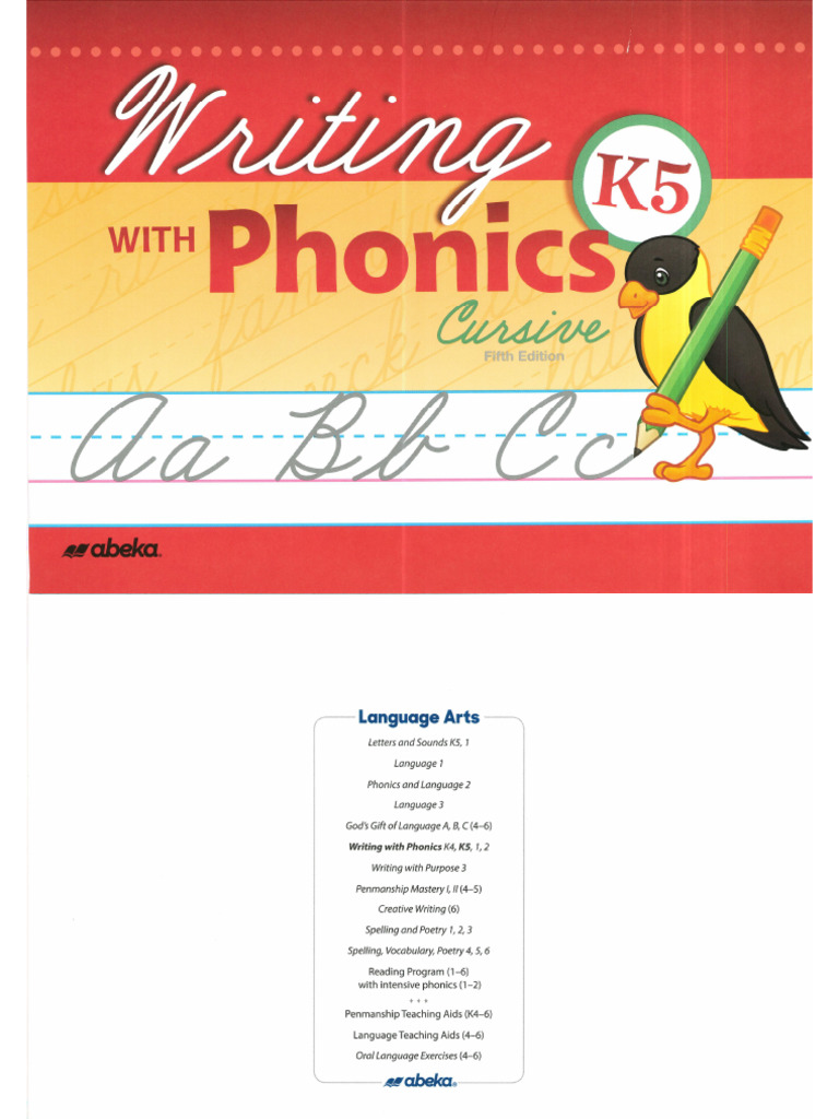 K5.Writing With Phonic Cursive - Giam Dung Luong | PDF