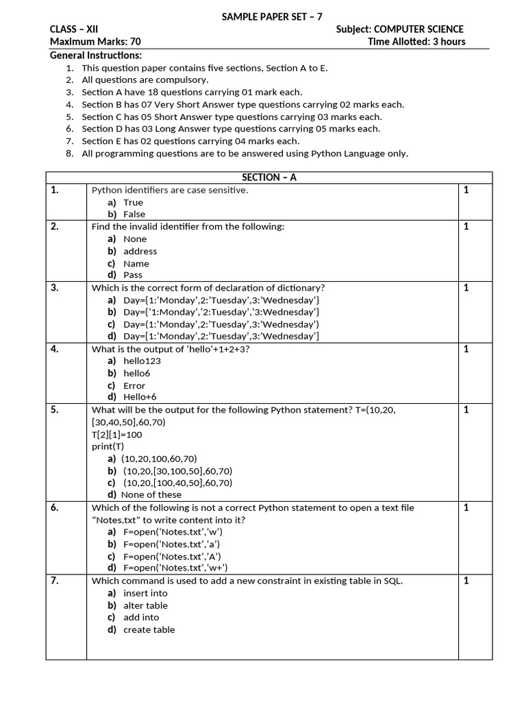 7th 8th and 9th Paper | PDF | Computer Network | Computer Data