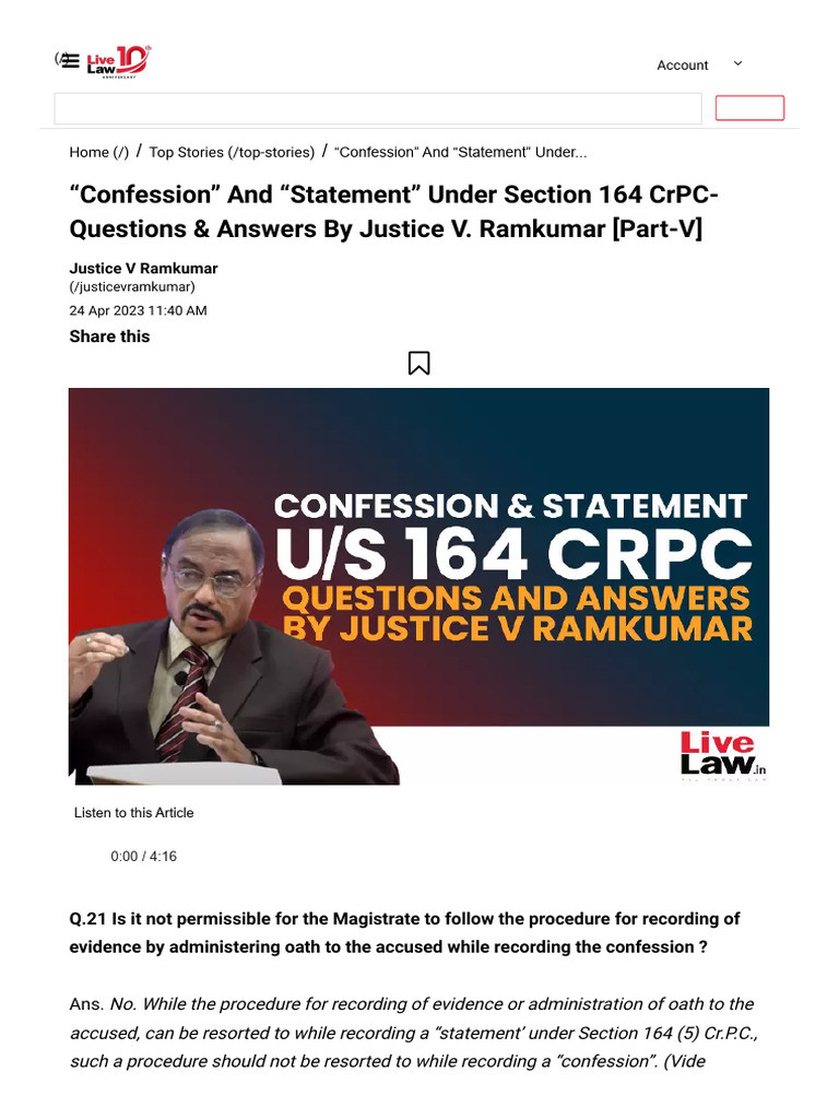 5 | PDF | Confession (Law) | Evidence (Law)