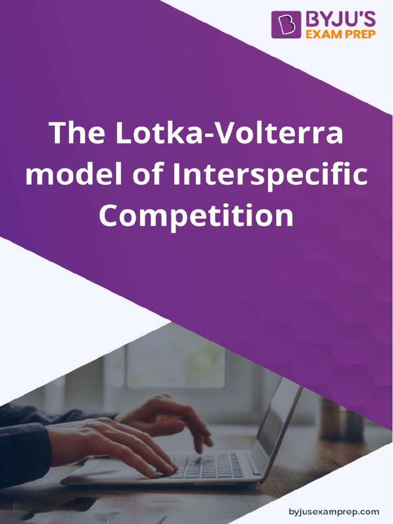 The Lotka Volterra Model of Interspecific Competition 20 | PDF ...