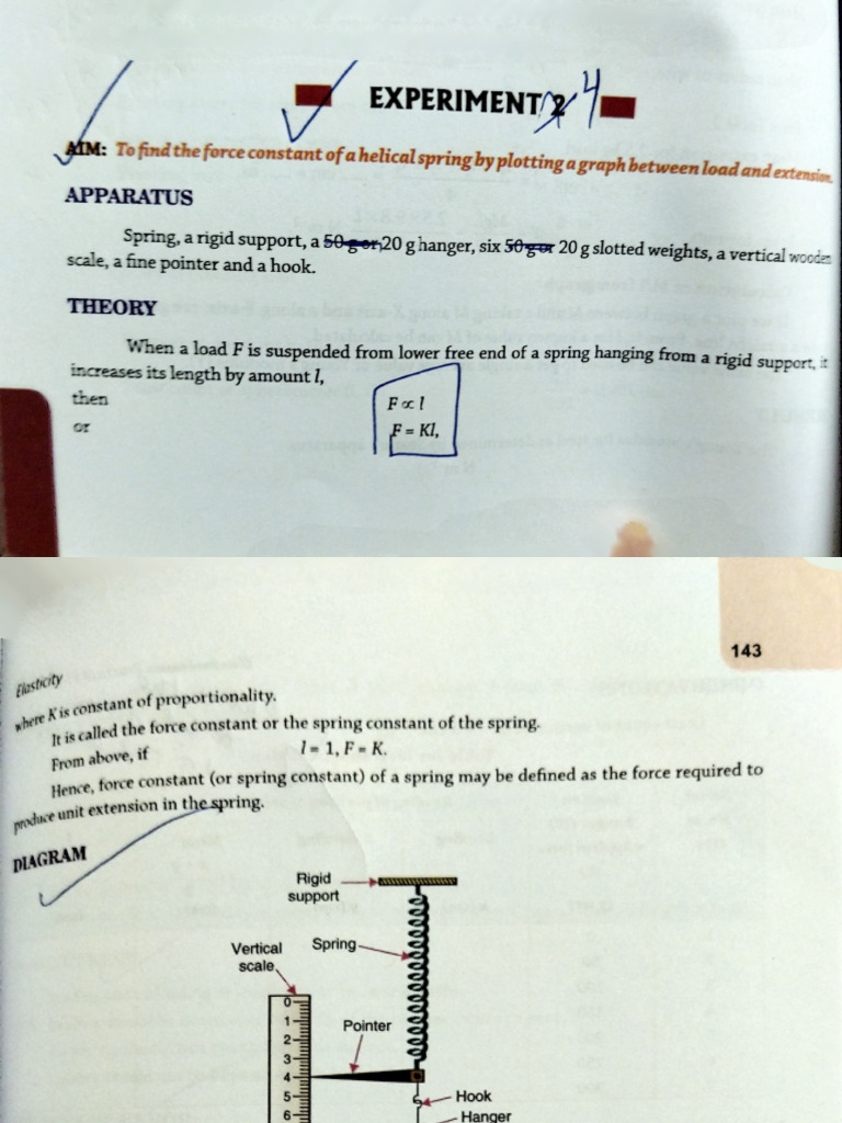 physics experiment 4 | PDF | Force | Mechanics