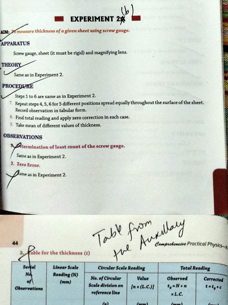 physics experiment 2(b) | PDF | Experiment