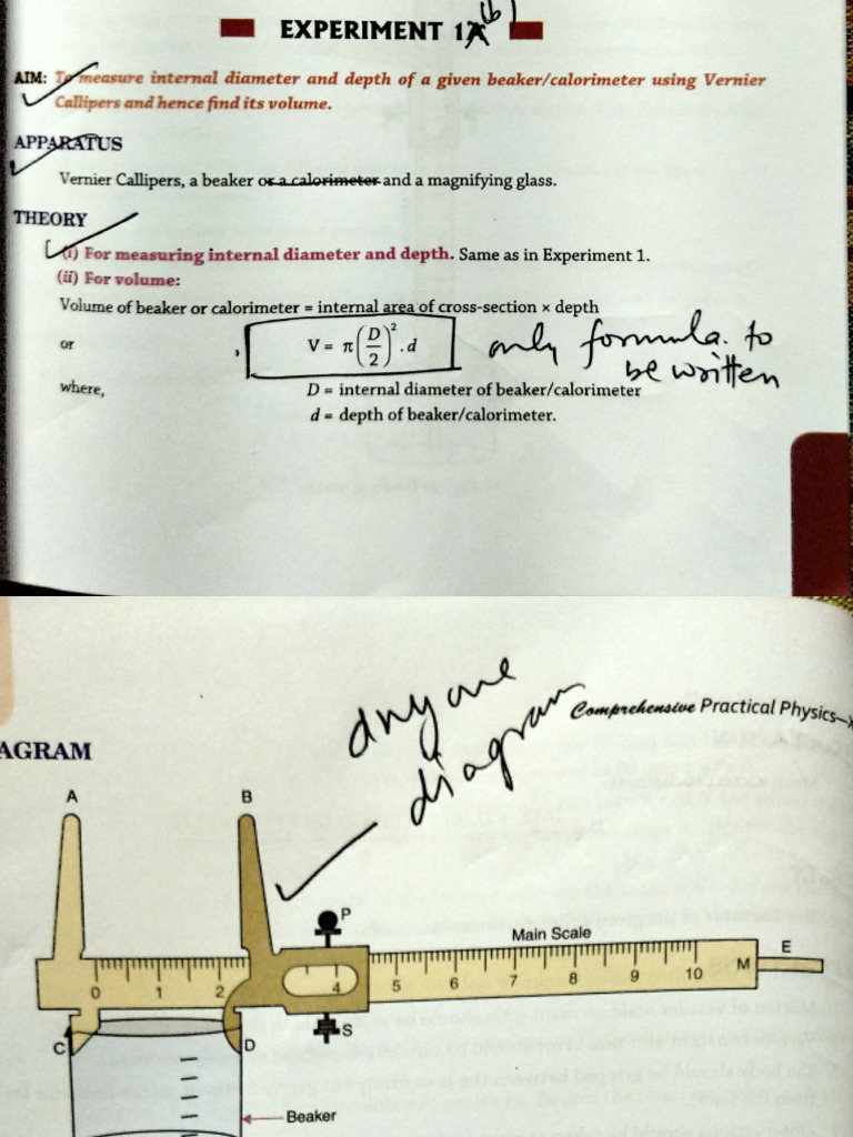 physics experiment 1(b) | PDF | Metrology