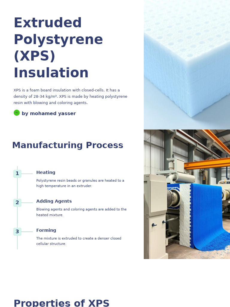 Extruded Polystyrene Pipe Insulation Overview | PDF