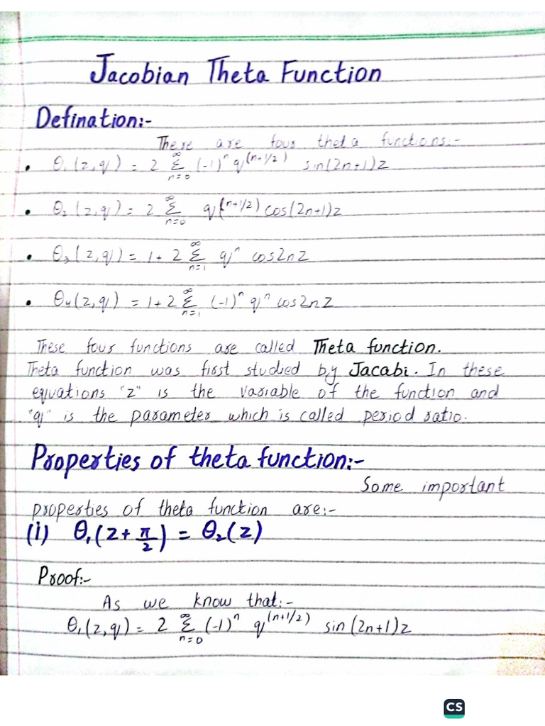 Complex Jacobian Func | PDF