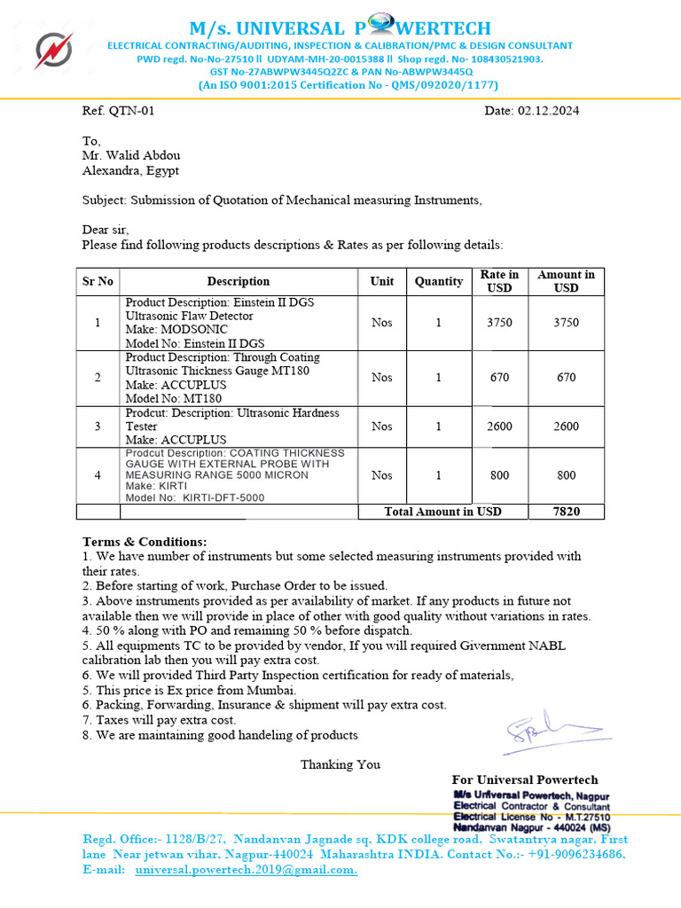 Quotation | PDF | Computer Monitor | Digital To Analog Converter
