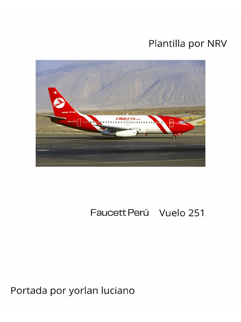 Boeing 737-200 Faucett Perú Flight 251 | PDF