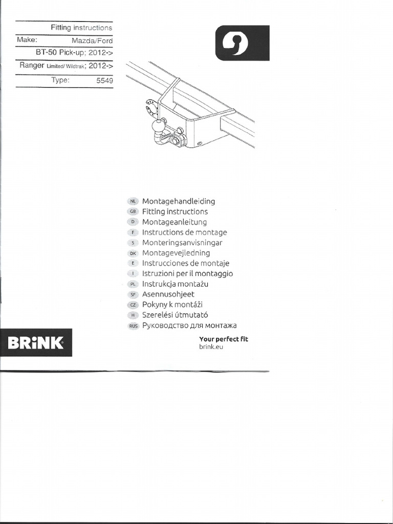 Brink Type 5549 Instruction Manual | PDF