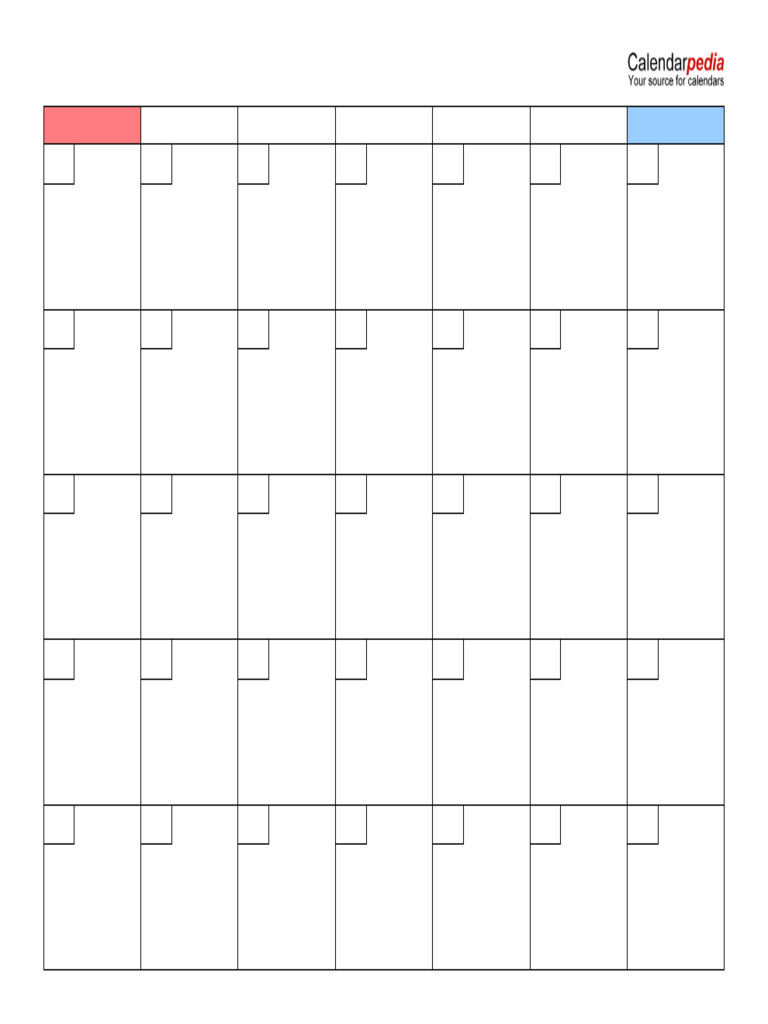 Monthly Planner Landscape | PDF