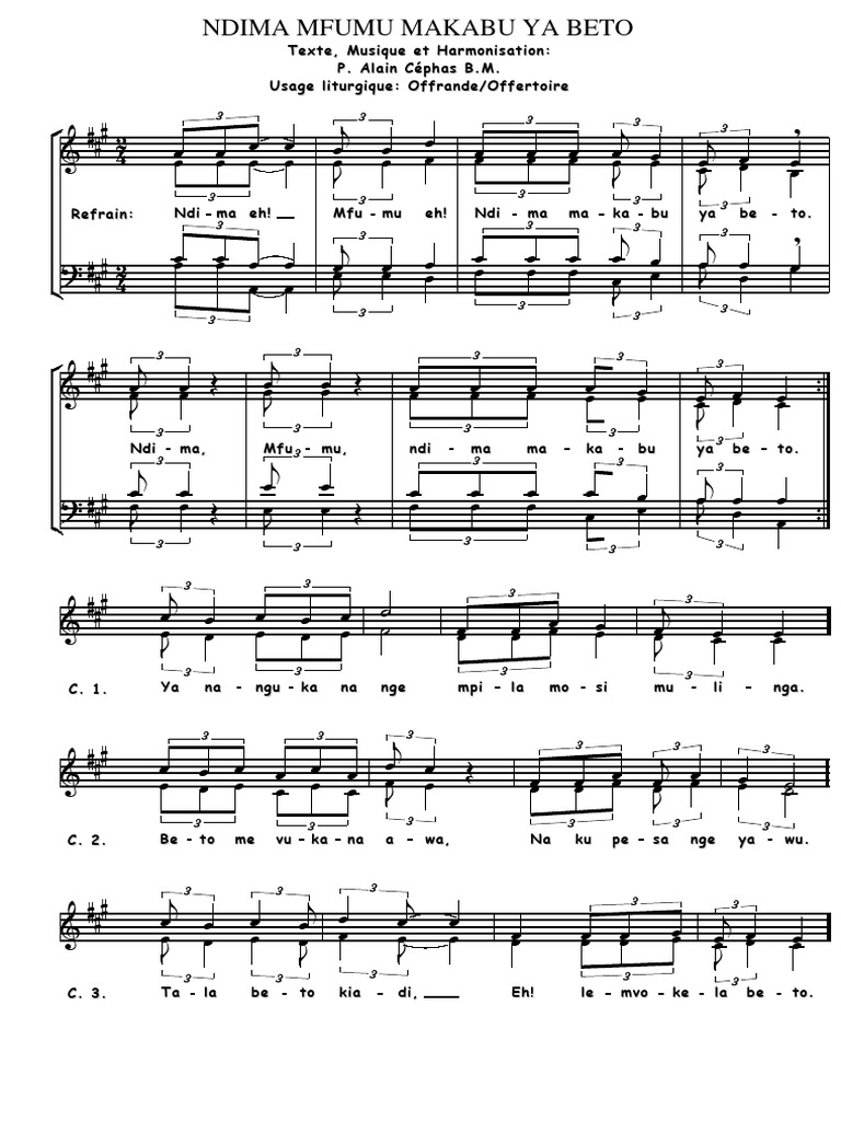 Ndima, Mfumu Miakabu Ya Beto | PDF