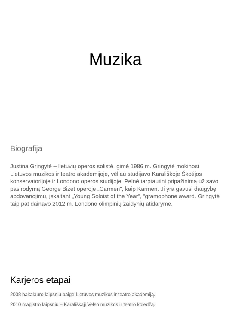 Muzika | PDF