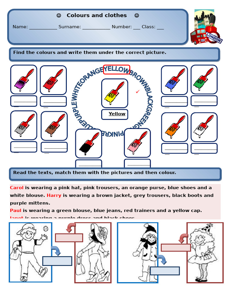 Colours and clothes | PDF