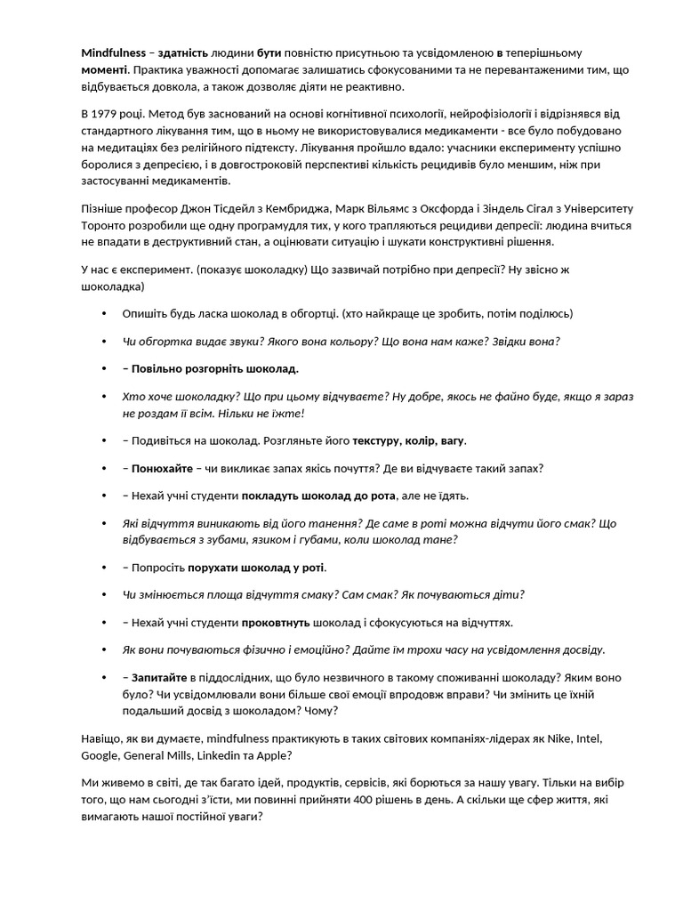mindfullness | PDF