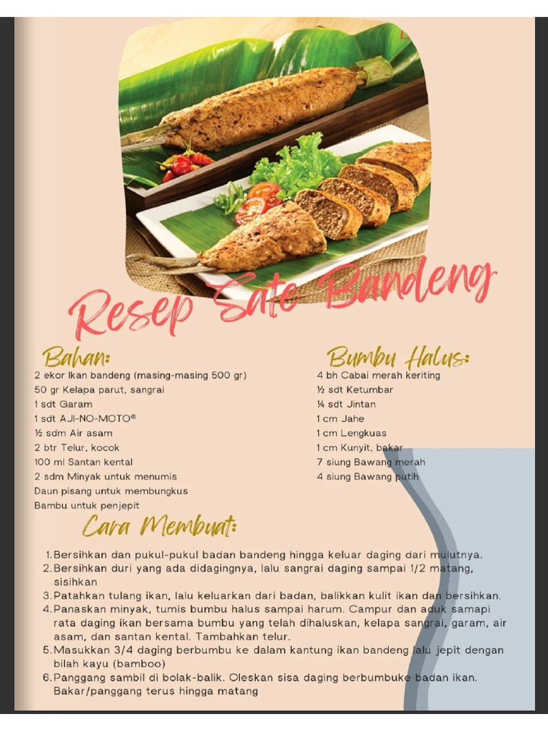 Sate Bandeng | PDF