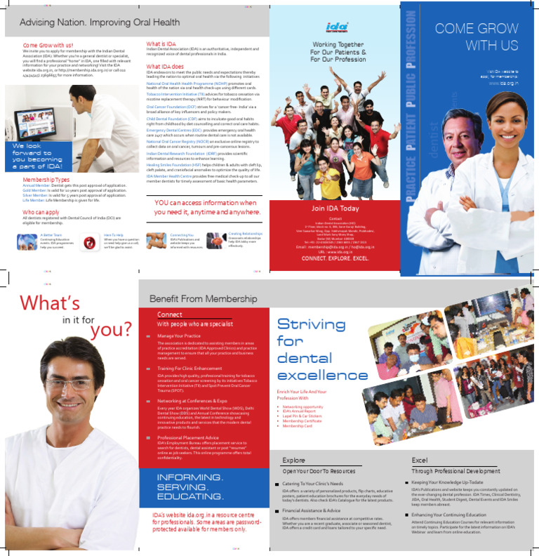 Dental Professional Membership Booklets | PDF | Dentistry | Dentist