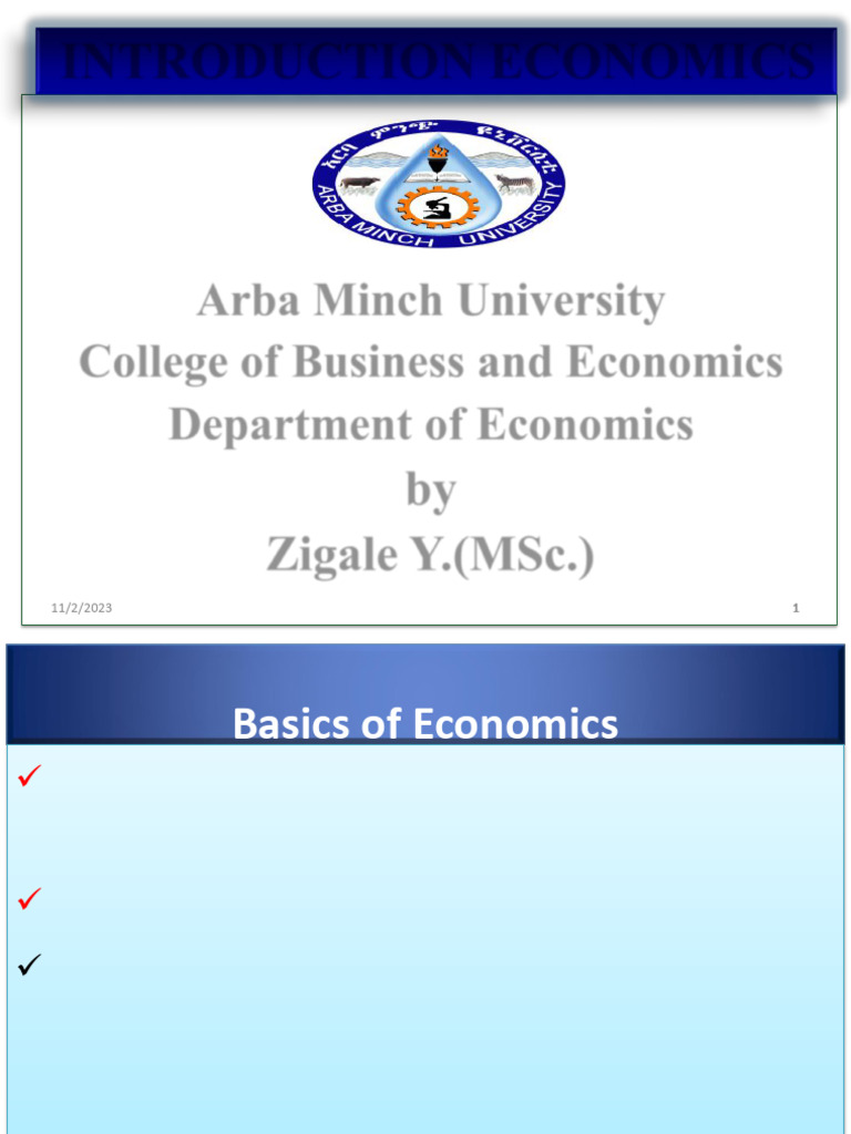 Chapter 1 Introduction Economics | PDF | Economics | Macroeconomics