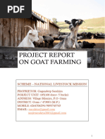 Project Report On Goat Farming | PDF | Meat | Goat