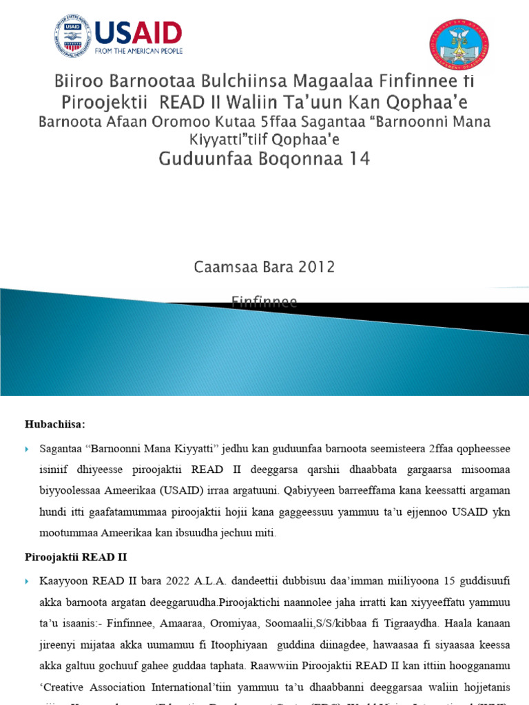 Afaan Oromoo Kutaa 5ffaa PDF | PDF