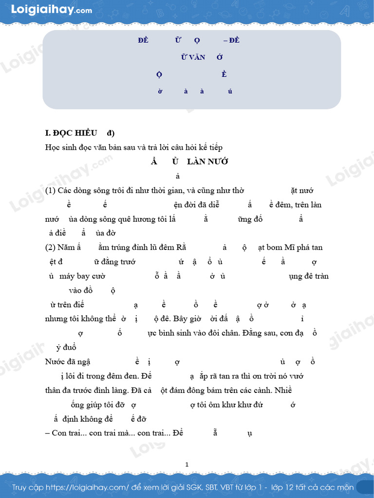 De Thi Giua Ki 1 Van 12 Canh Dieu de So 4 1727257646 | PDF