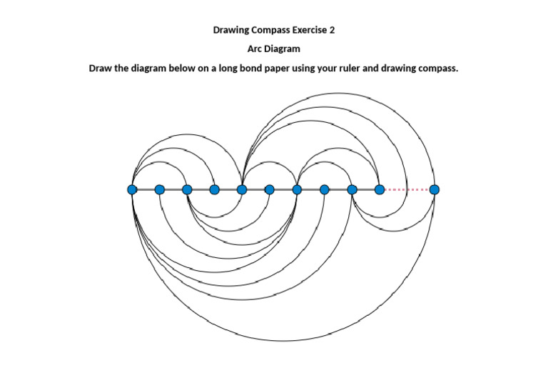Drawing Compass Exercise 2 | PDF